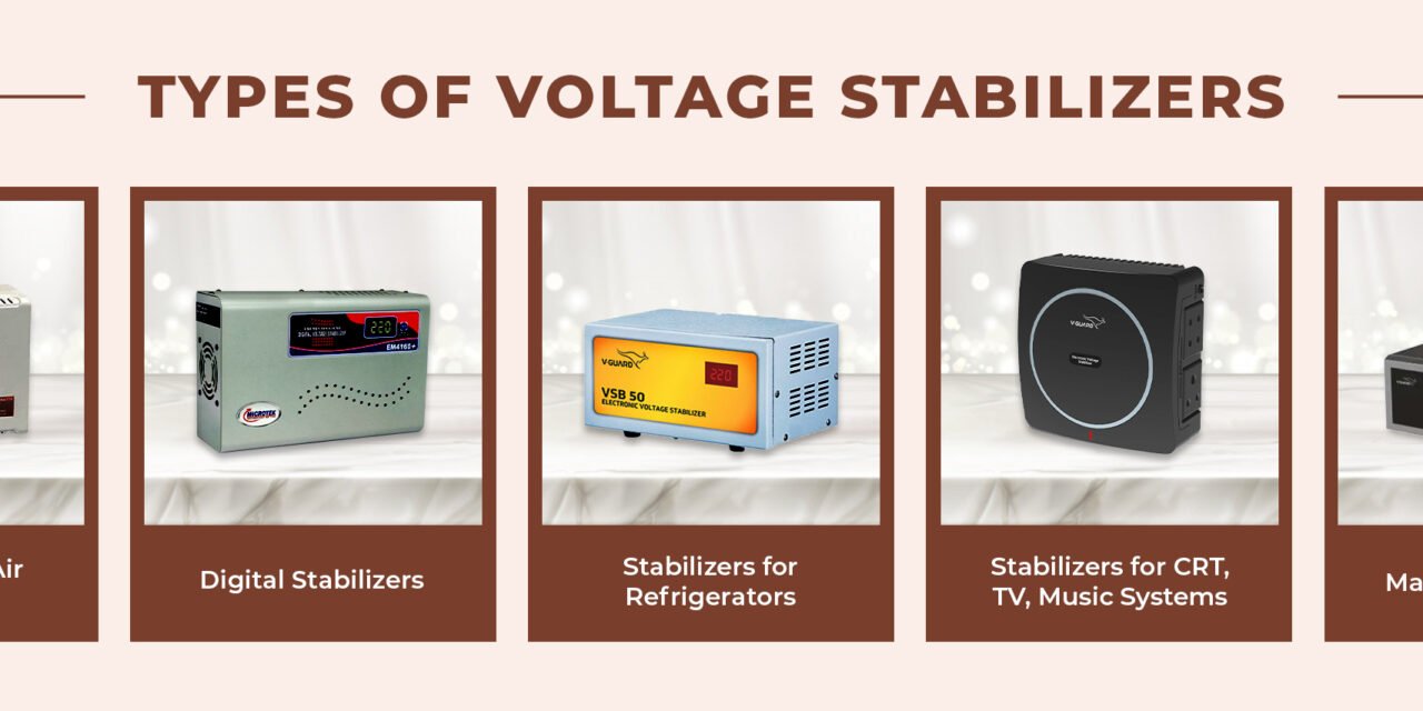 What are the different types of voltage stabilizers used in the market ...